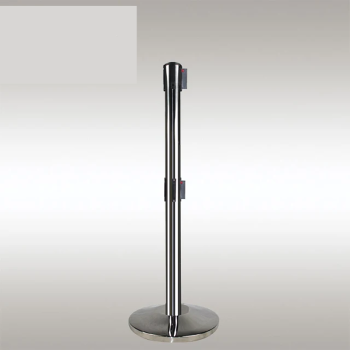 Trụ chắn inox 2 đầu dây dài 2m xanh dương